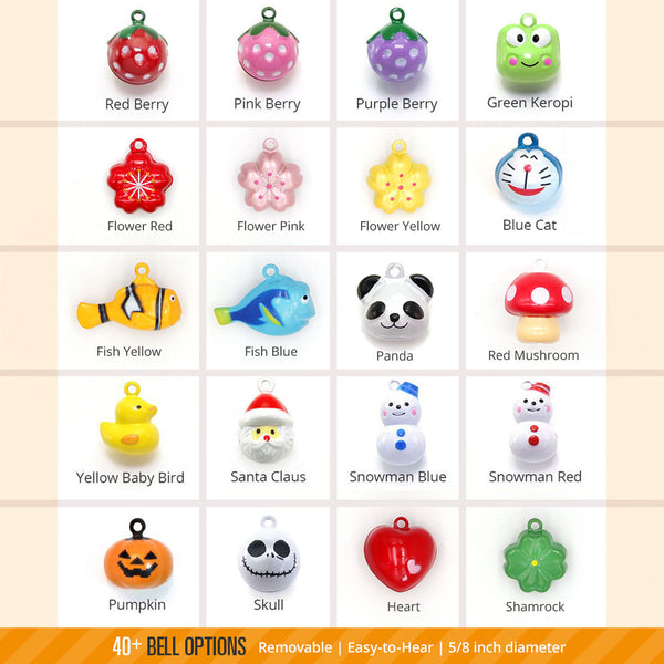 Decorative Pet Collar Jingle Bells - For Cat Collars & Small Dog ...