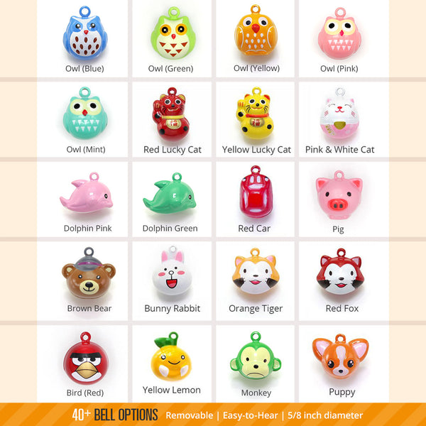 Decorative Pet Collar Jingle Bells - For Cat Collars & Small Dog ...